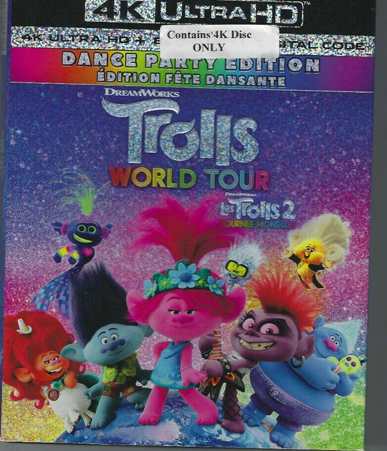 TROLLS 2 WORLD Tour (4K Ultra HD 1-Disc) $9.99 - PicClick CA
