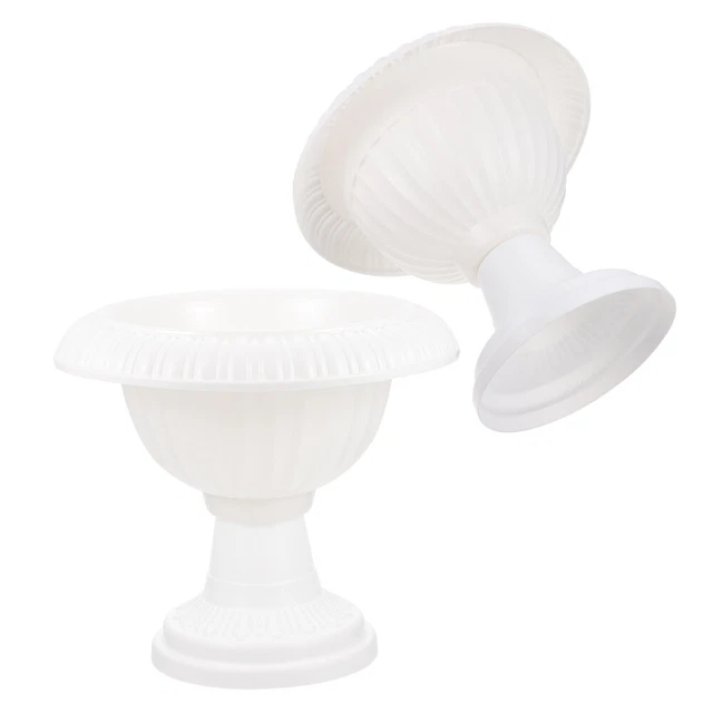 ROMAN PILLAR STATUES Plastic Planter Wedding Roman Column Pillars £16. ...