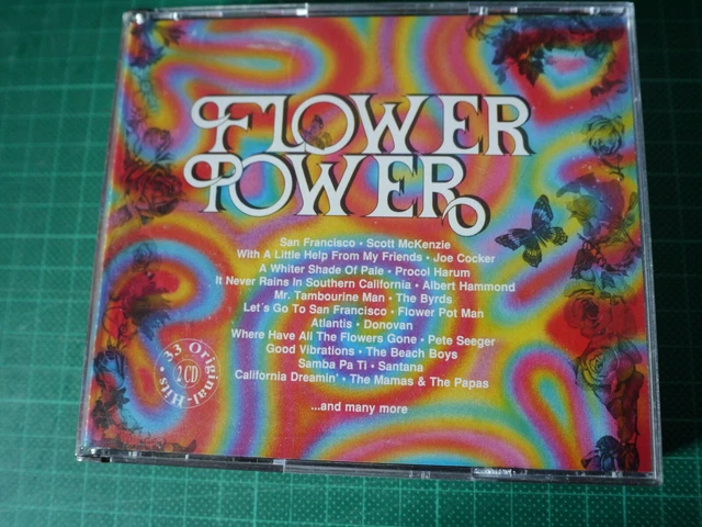 2 CD BOX FLOWER POWER Compilation 1989 CBS Germany 33 Top Hits EUR 6,00 ...