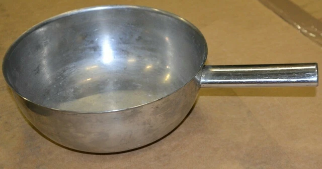 BRITISH ARMY FIELD Kitchen Stainless Steel Cooking Wok / Pan 2.5L £22. ...