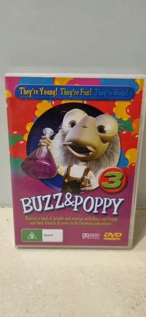 BUZZ & POPPY Volume 3 DVD Region Free Like New Family Kids REGION ALL ...