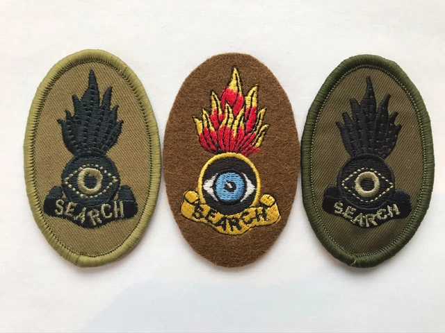 ROYAL ENGINEERS/BRITISH ARMY Ied/Eod Search Team Badges - Set Of 3 ...