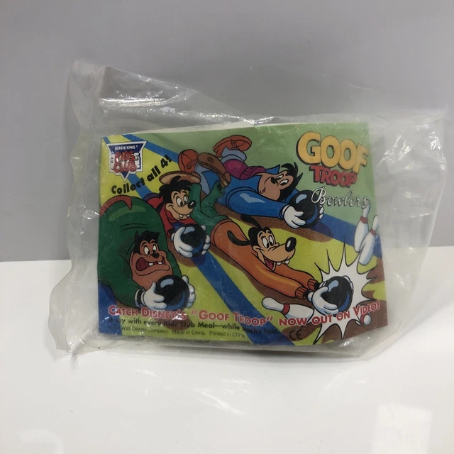1992 BURGER KING Disney Pippo Troop - Max - Modellino palla da bowling ...
