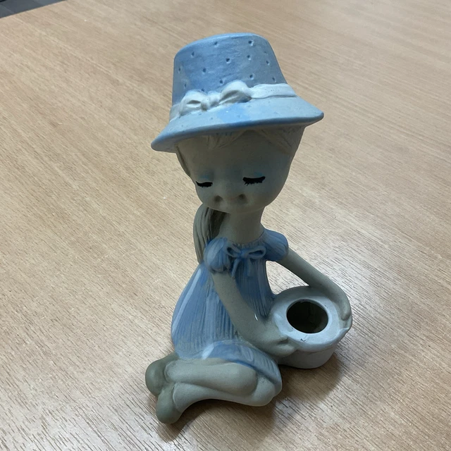 VINTAGE SETO CRAFT Japan Steinzeug Mädchen Figur 5,5 groß. EUR 19,00 - PicClick DE