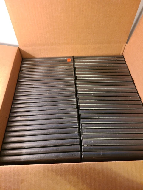BLOCKBUSTER DVD CASE lot 50 DVD Cases 25 Single and 25 Double Disk case ...