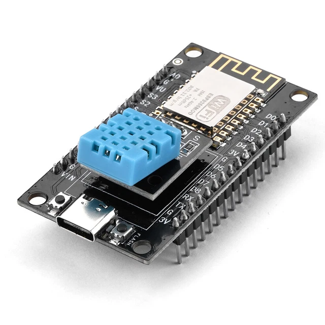 ESP12F ESP8266 NODEMCU Development Board CH340 DHT11 Temperature ...