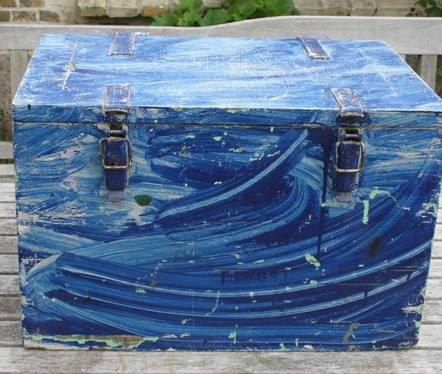 WOHL: ALTE MUNITIONSKISTE Transportkiste WW2, Wehrmacht Militär ...