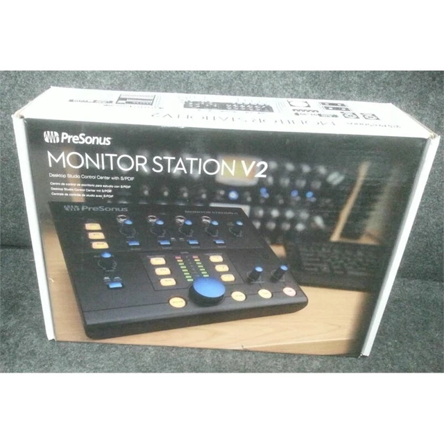 PRESONUS MONITOR STATION V2 Desktop Studio Control Center With S/PDIF ...