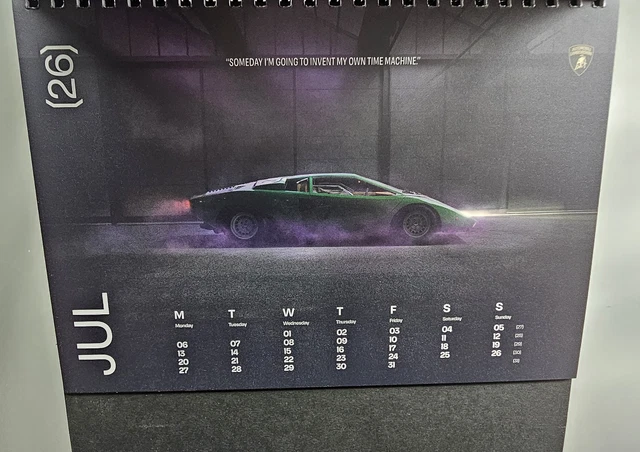 CALENDRIER DE TABLE Lamborghini 2026 CHASING DREAMS Urus Revuelto ...