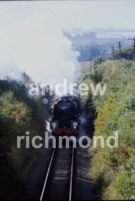 34016 BODMIN STEAM Locomotive Mid Hants Railway 1977 Original 35mm ...