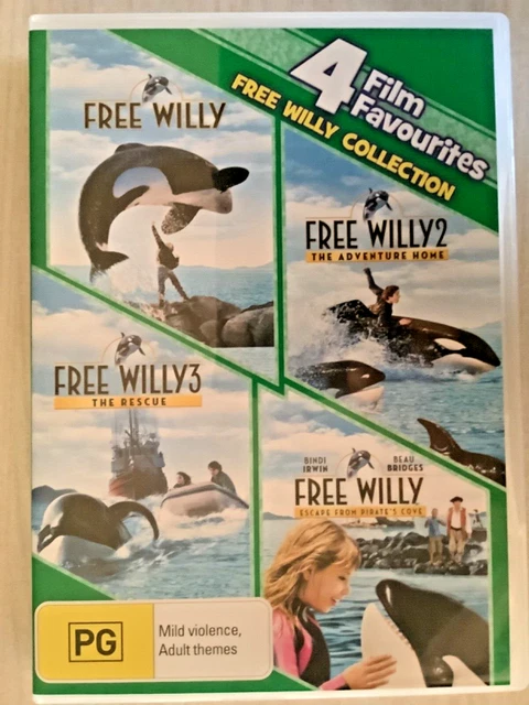 FREE WILLY 4 Film Collection DVD, 1993) $3.00 - PicClick AU