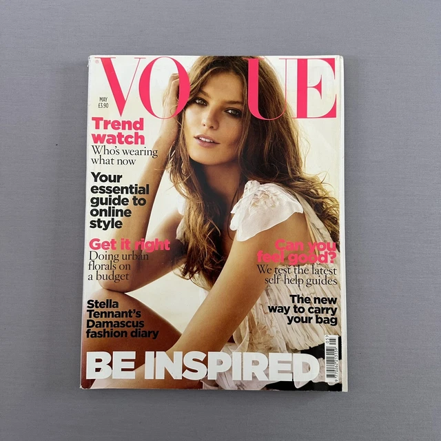 BRITISH VOGUE MAGAZINE May 2009 Daria Werbowy UK English United Kingdom ...