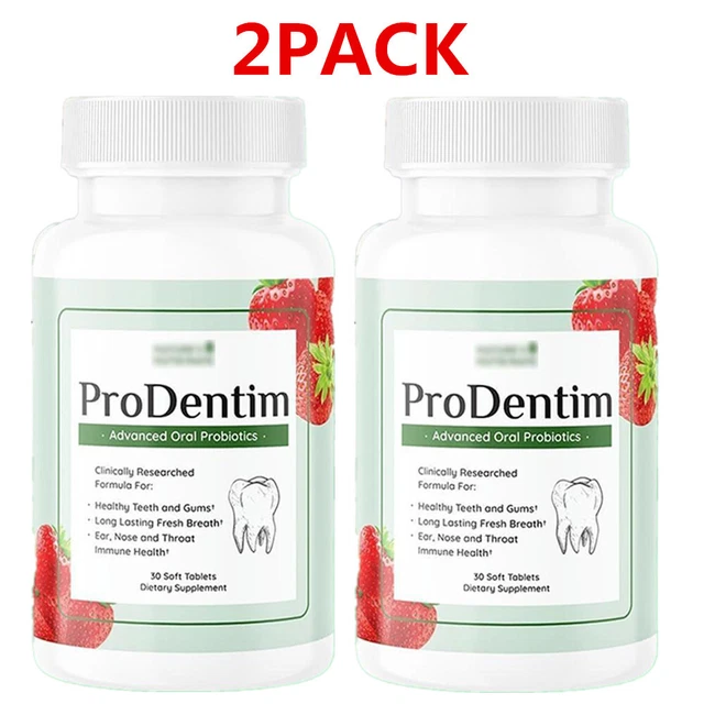 (2 PACK) PRODENTIM Soft Tablets Chewable Probiotic For Gums Teeth UK зε ...