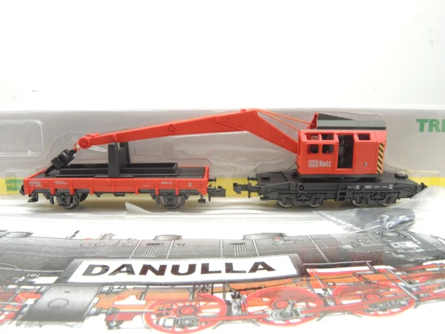 TRIX, MINITRIX 15299 Spur N Kranwagen mit Beiwagen Epoche.V Top OVP EUR ...