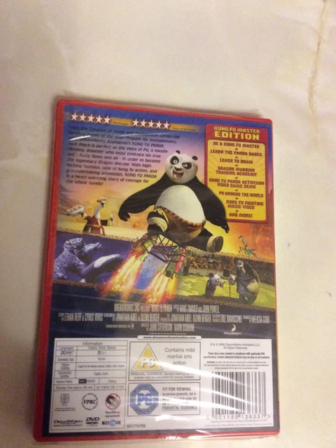 KUNG FU PANDA DVD Master Edition 2 Discs Region 2 Brand New Sealed £2. ...
