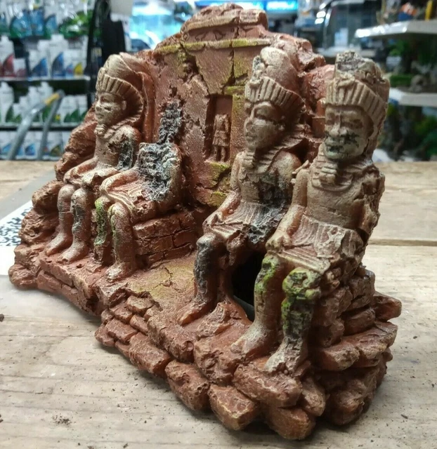 ANCIENT EGYPTIAN RUIN Decoration Fish Tank Aztec Aquarium Ornament £10. ...