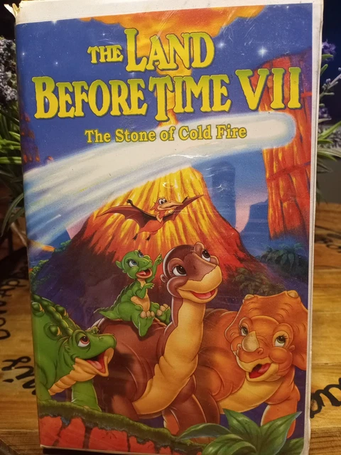 THE LAND BEFORE TIME VII/The Stone of Cold Fire(VHS,Clamshell ...