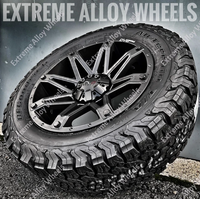 20& DV8 ALLOY Wheels Ford Ranger + Wildtrak Pick Up 4x4 + BF Goodrich ...