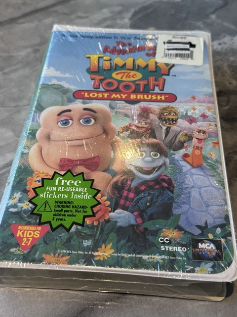 THE ADVENTURES OF Timmy The Tooth Lost My Brush VHS Universal 1994 ...