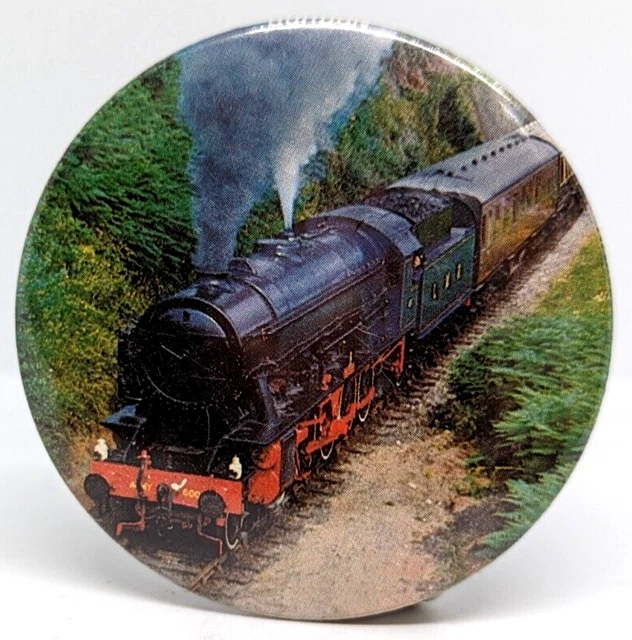 VTG STEAM LOCOMOTIVE Train Green Arrow LNER 4771 Gordon 1971 Badge Pin ...