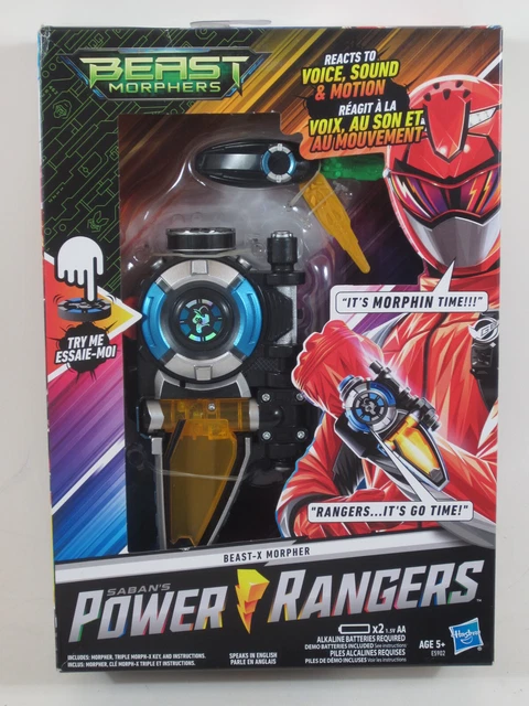 2018 HASBRO POWER Rangers Beast X Wrist Morpher Voice Activated Works ...