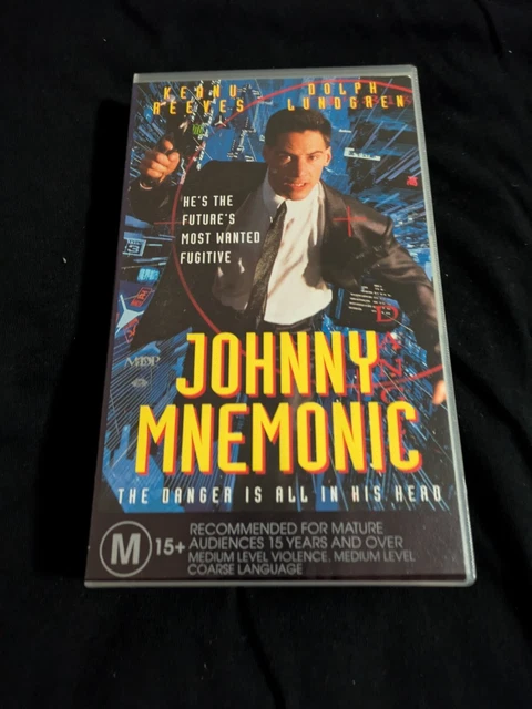 JOHNNY MNEMONIC VHS Keanu Reeves Small Box PAL M15+ Region 4 $29.00 - PicClick AU