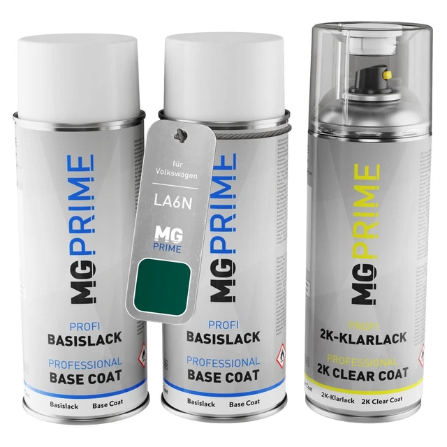 AUTOLACK 2K SPRAYDOSEN Set für Volkswagen VW LA6N 4U Taftgrün Metallic EUR 45,90 - PicClick DE