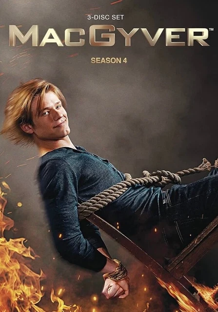 MACGYVER REBOOT SEASON 4 3 Dvd Box Set Mint Condition Lucas Till EUR 21,34 - PicClick IT