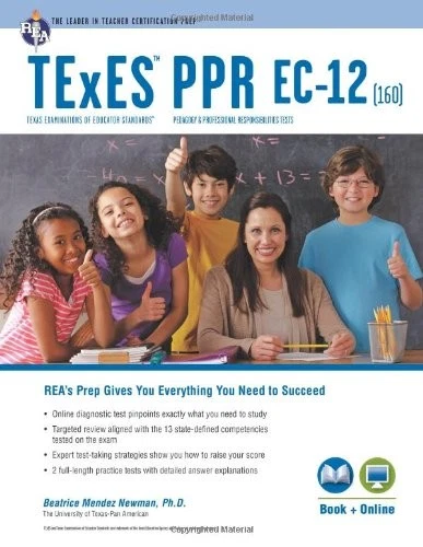 TEXES PPR EC-12 (160) Book + Online (TExES Teacher Certification Test ...