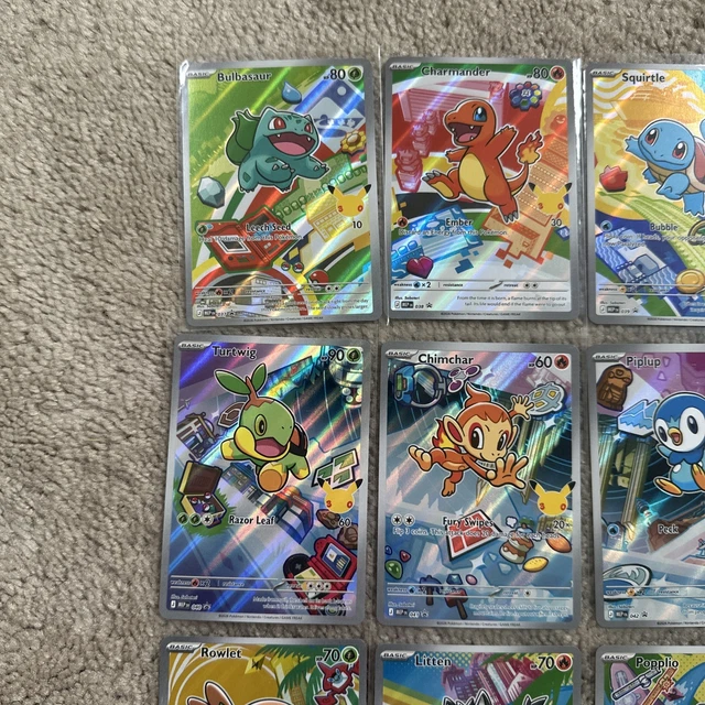 POKEMON 2026 FIRST Partner Illustration Collection Series 1 Promo Set ...