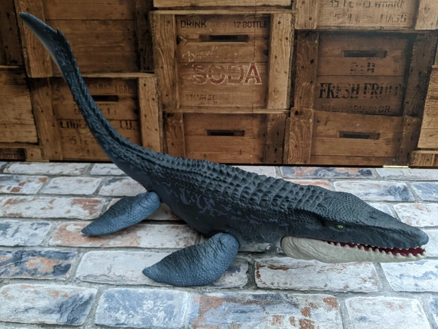 JURASSIC WORLD SUPER colossal Mosasaurus Action figure large dinosaur ...