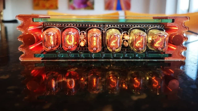NIXIE CLOCK KIT with six IN-17 N.O.S. nixie tubes £165.00 - PicClick UK