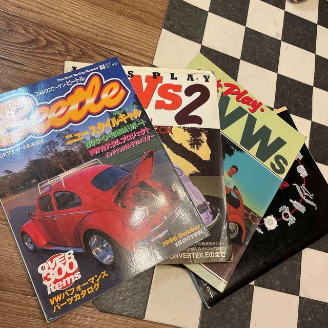 LET'S PLAY VW s+BEETLE +FLAT4 parts catalog 4 volume set car magazine ...