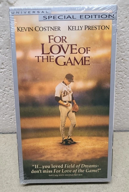 FOR LOVE OF the Game Kevin Costner VHS Baseball Sports Movie (2000) New ...