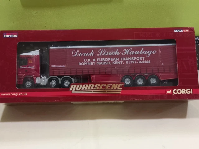 CORGI MODERN TRUCKS Roadscene Limited Edition Derek Linch Haulage 1:76 ...