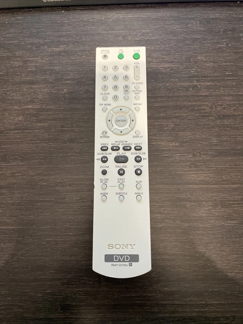 GENUINE SONY DVD Remote Control RMT-D175A for DVP-NS57P DVP-CX995V OEM ...