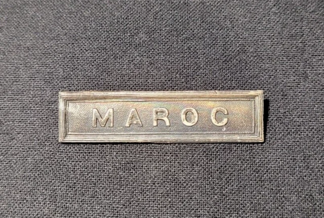 AGRAFE MÉDAILLE COLONIALE Maroc 1912-1938 French Colonial Medal Morocco ...