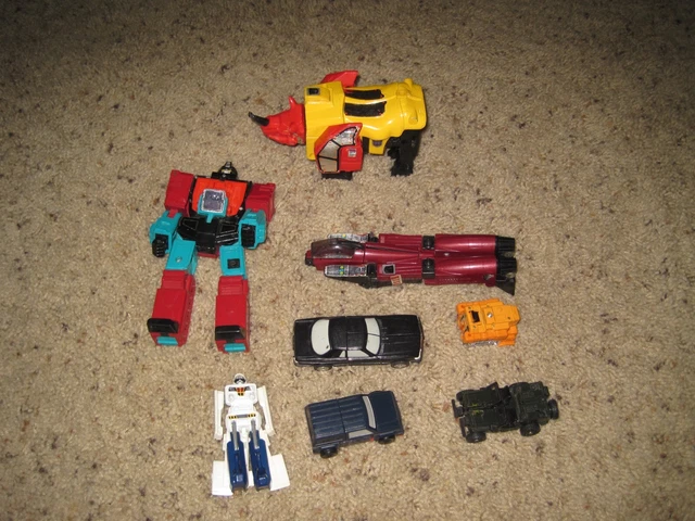 VINTAGE GOBOTS TRANSFORMERS Some Diecast Lot Cars Robots $15.00 - PicClick