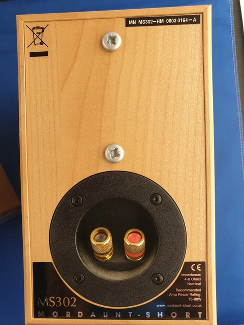 MORDAUNT SHORT MS302 Bookshelf Speakers. Honey Coloured. Near Mint Condition! £31.87 - PicClick UK