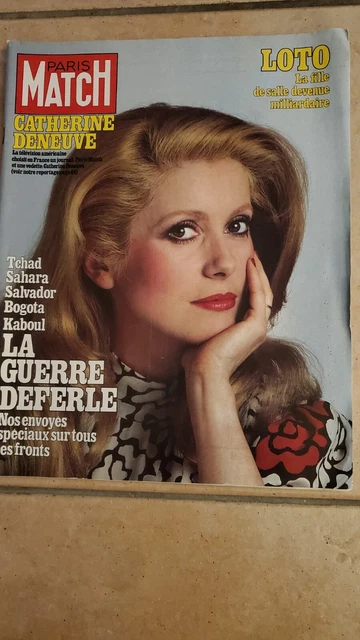 PARIS MATCH N°1611 du 11/04/1980 Catherine Deneuve EUR 3,00 - PicClick FR