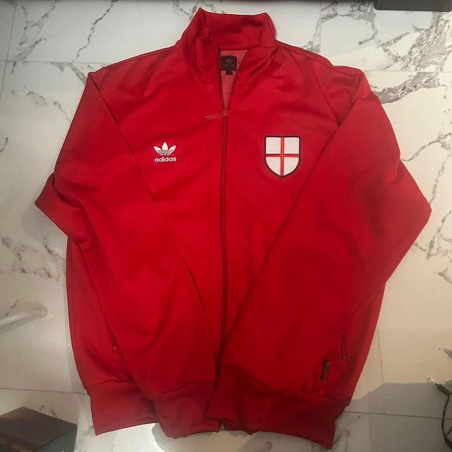 ENGLAND NATIONAL TEAM World Cup Football Jacket Adidas Originals Shirt ...