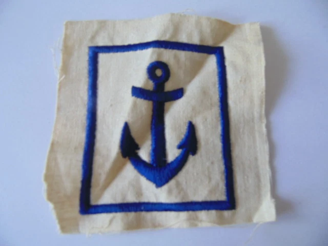 MARINE NATIONALE 2. Wk: Brustabzeichen Matrose / Ww2 French Navy Cap ...