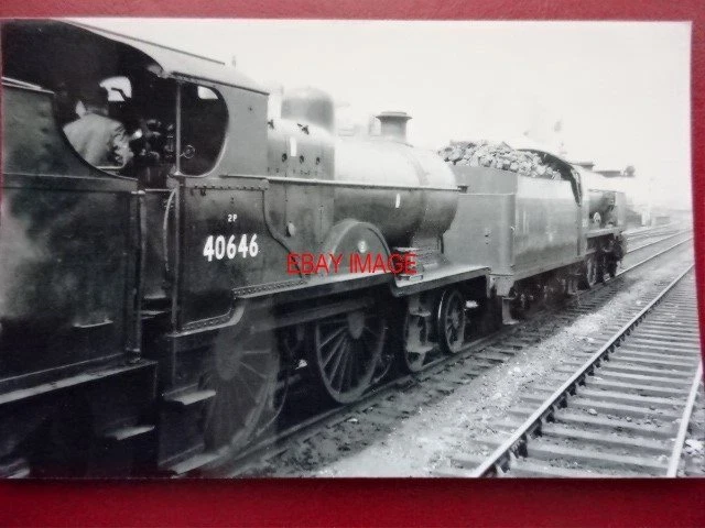 PHOTO LMS Ex Midland Class 2P Loco No 40646 £2.00 - PicClick UK