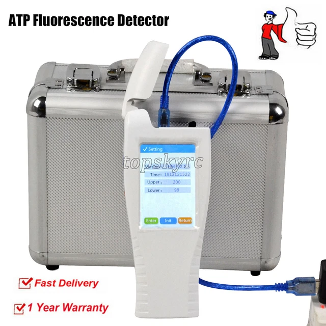 ATP FLUORESCENCE DETECTOR Bacteria Microorganism E. Coli Detection ...