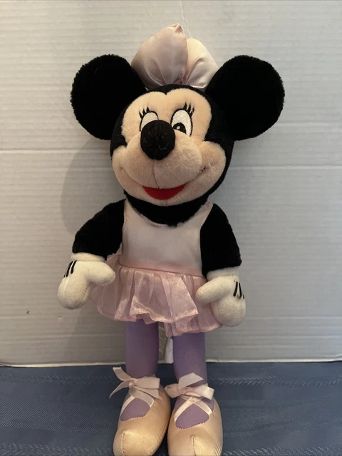RARE VINTAGE DISNEY Minnie Mouse Bendable Arms Legs Ballerina Doll Toy ...
