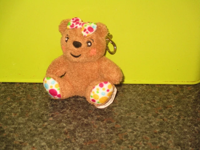 PUDSEY BEAR BLUSH Bear keyring clip BBC Children In Need £2.20 ...