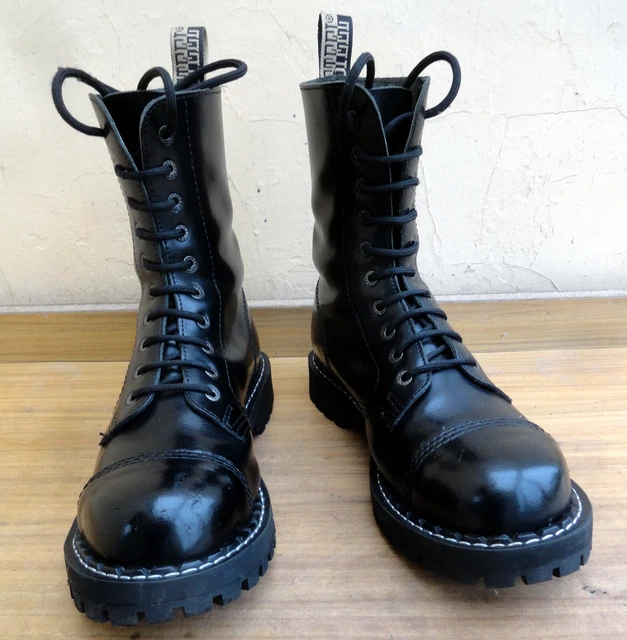 STEEL BRAND STEEL toe cap Rangers Skinhead Emo Goth Punk Metal Combat ...
