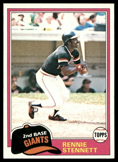 1981 LOT BREAK A Rennie Stennett #257 neuf dans sa boîte ou mieux San ...