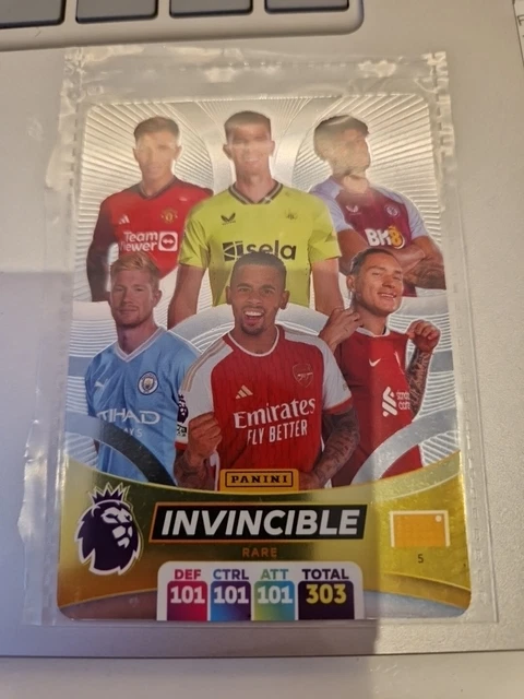 PANINI ADRENALYN XL Premier League 2023/24 2024 Invincible Card No #5 £ ...