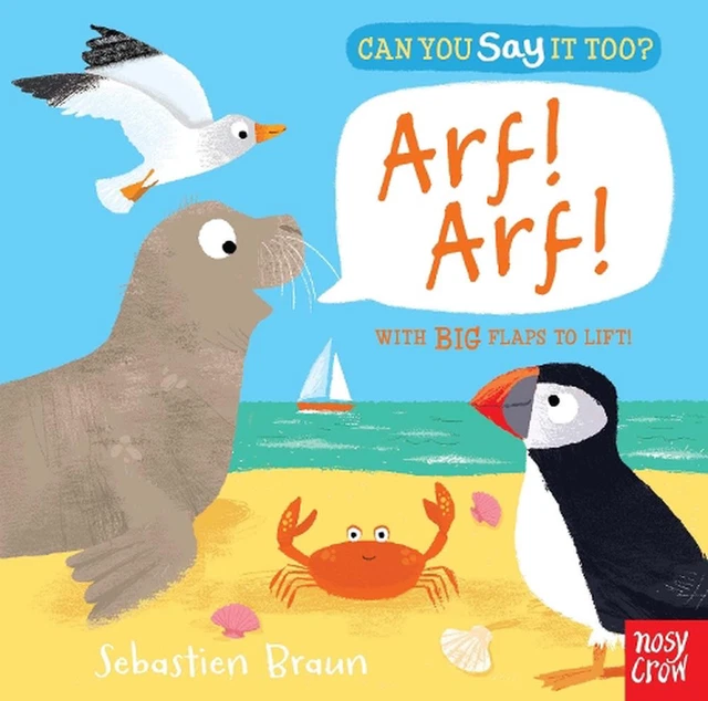 CAN YOU SAY It Too? Arf! Arf! by Sebastien Braun (English) Board Book ...